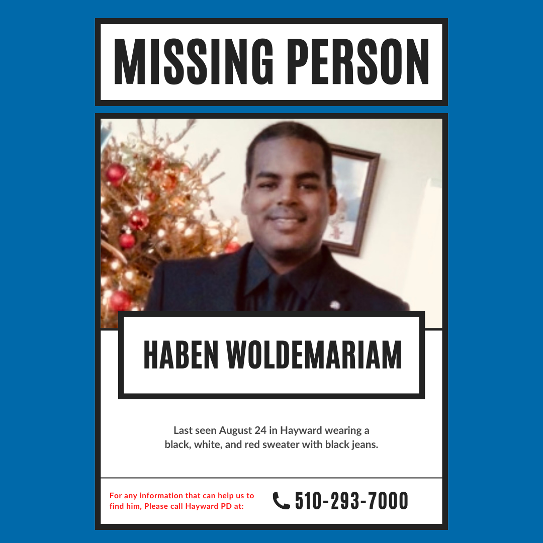 Hayward PD seeking assistance with locating missing at-risk adult ...